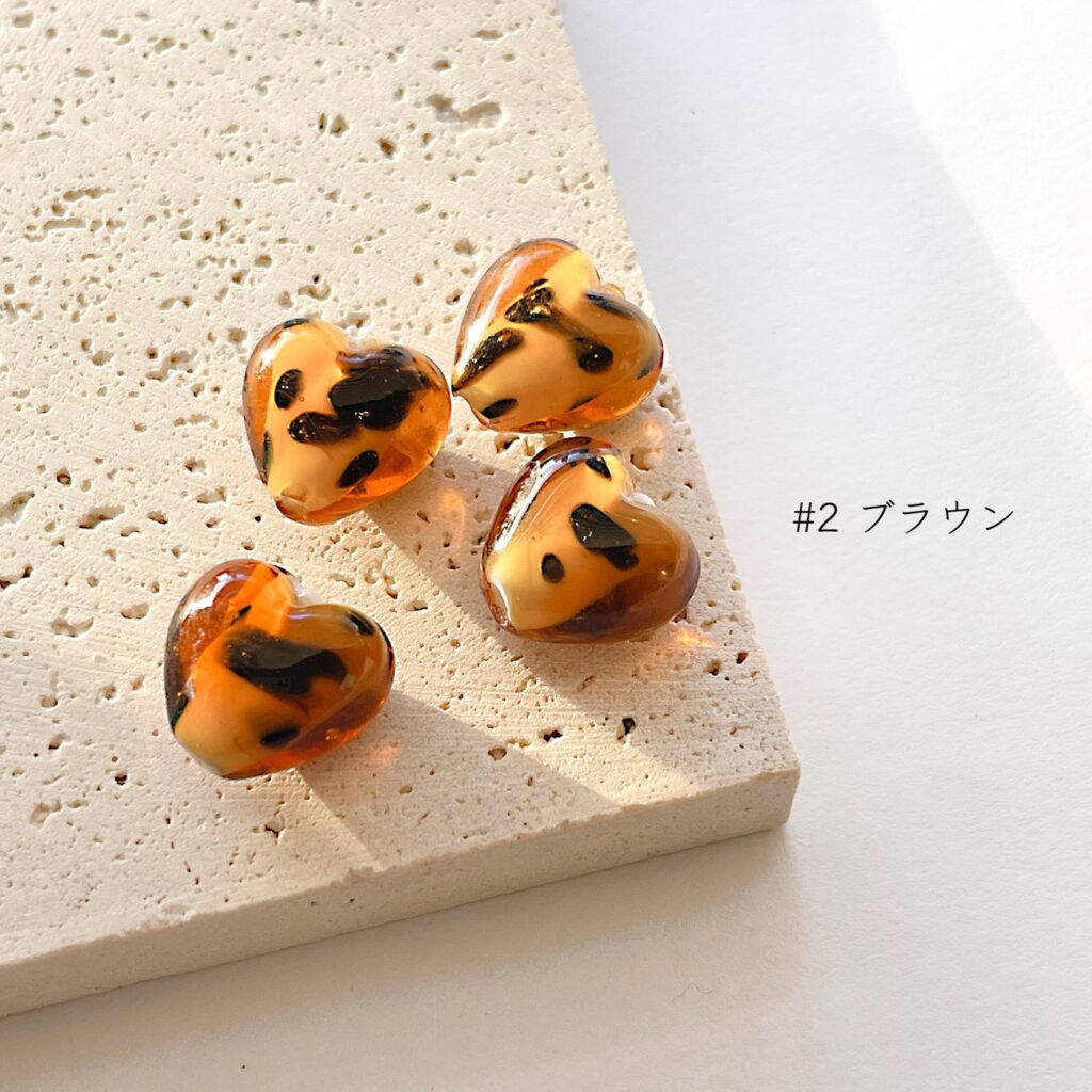 ハートガラスビーズ | B＆P Labo.｜アクセサリー・パーツ販売、OEM開発